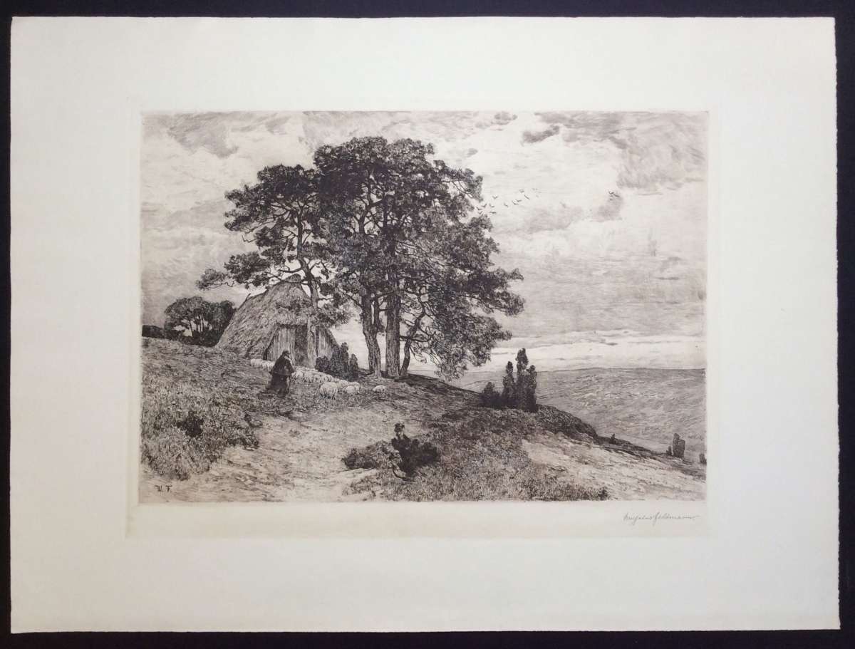 Abend in der Lüneburger Heide | Feldmann, Wilhelm | Künstler ...