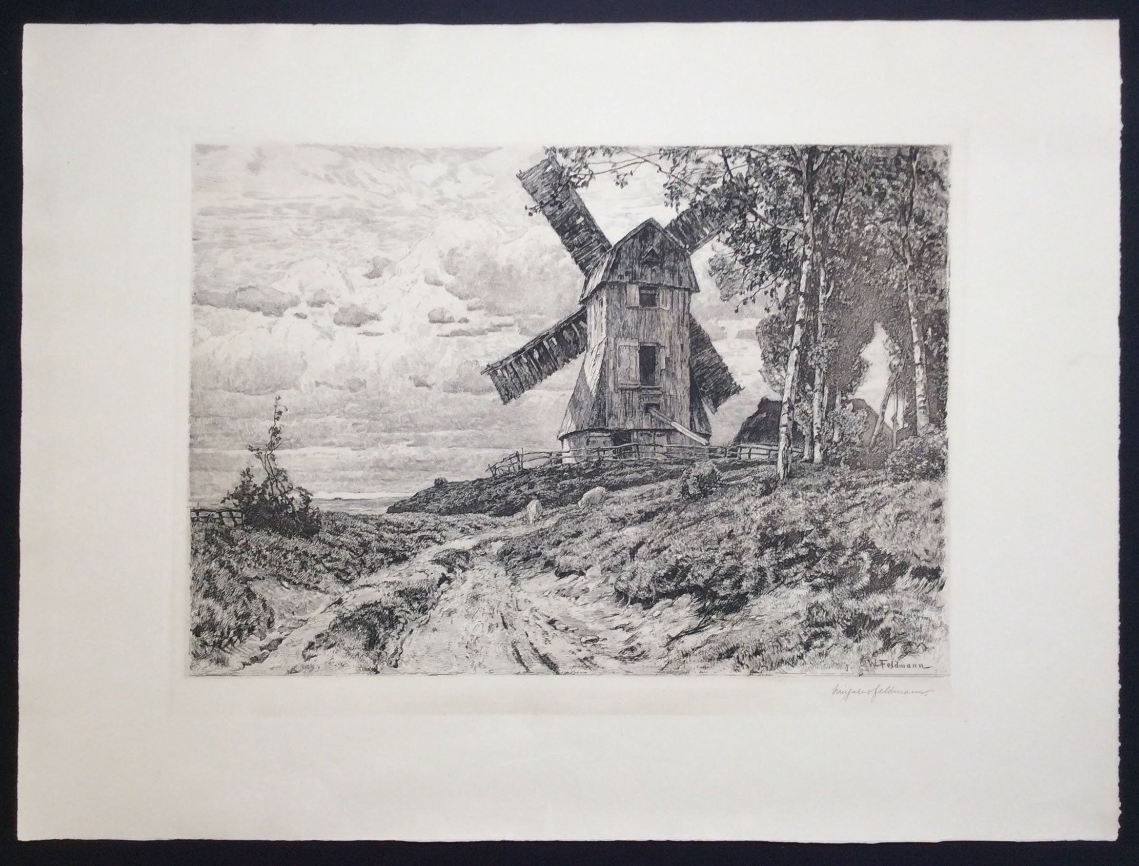 Mühle Heidelandschaft | Feldmann, Wilhelm | Künstler ...
